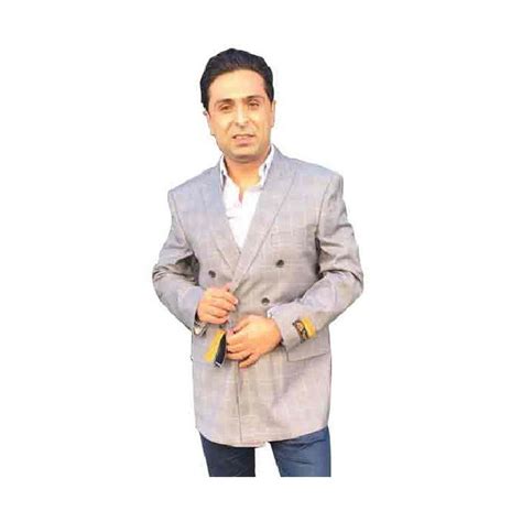 Alberto Nardoni Double Breasted Grey Blazer Sport Coat Overcoatusa