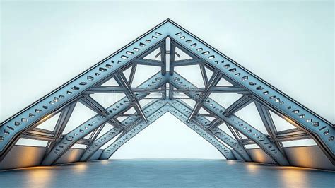 Modern Metal Framework Intricate Steel Structure Geometric Design Architectural Marvel