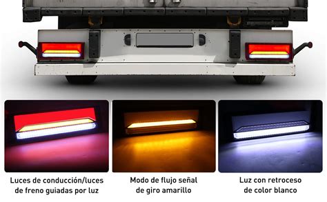 Luces Traseras Led Con Montaje De Luz Trasera Intermitente Secuencial