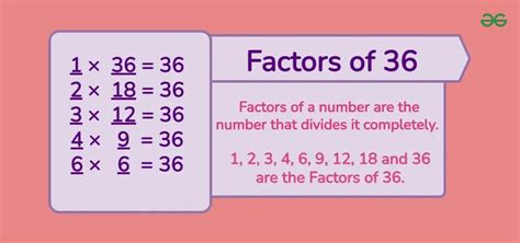 Factors Of 36 Properties Of Hcf And Lcm Learn With Byjus