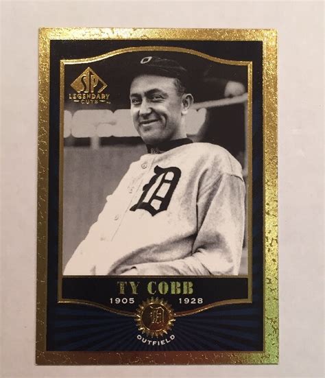 Ty Cobb Card Remembering Ty Cobbs Only Walk Off Hr Mark Simon