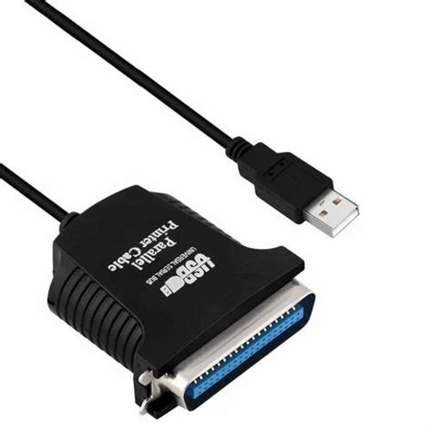 Twisted Pair Adnet Printer Parallel Usb Adapter For Computer Black At