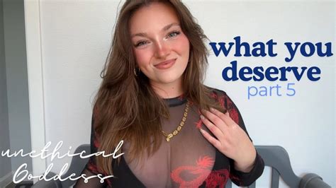 What You Deserve Part Unethical Findom Homewrecker TPE Total Power Exchange S Training