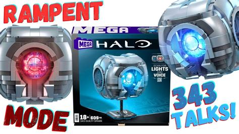 343 Guilty Spark Revealed Lights And Sounds 🎵 Halo Mega Construx