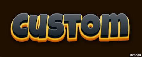 Custom Text Effect And Logo Design Word