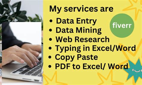 Do Data Entry Typing Copy Paste Task Web Research By Faizunron Fiverr