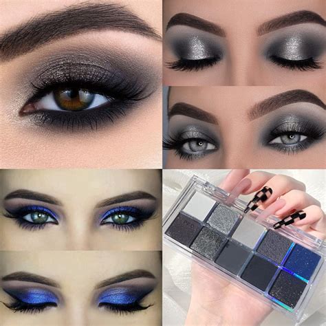 Smokey Eyes Makeup Silver