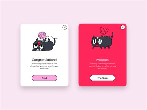 Flash Messages By Oleksandra On Dribbble