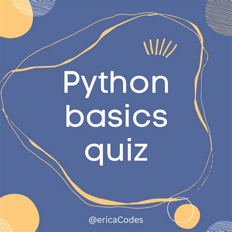 Python Basics Quiz By Erica Pantoja Medium