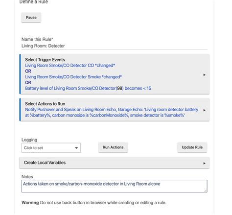 Possible To Use Device States As Part Of Notification Message 📐 Rule
