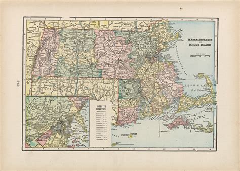 Maps From The Monarch Standard Atlas Perry Castañeda Map Collection