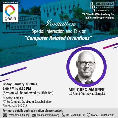 Computer Related Inventions Ahmedabad Management Association