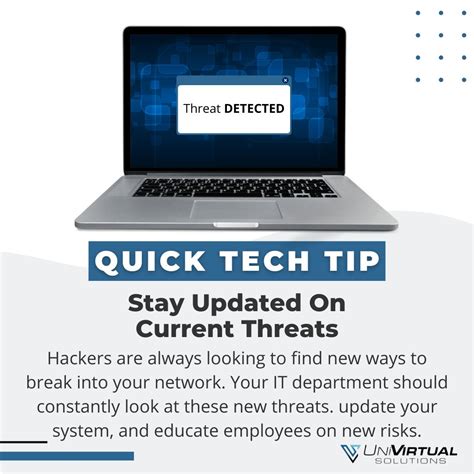 Univirtual Solutions Inc On Linkedin Techtip Workculture Cybersecurity