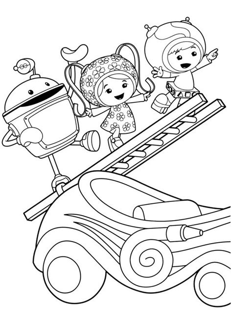 Team Umizoomi Milli Coloring Pages