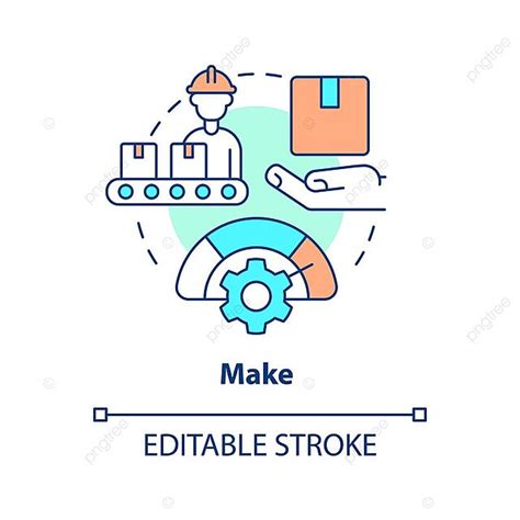 Make Concept Icon Scm Thin General Vector Scm Thin General PNG And Vector With Transparent