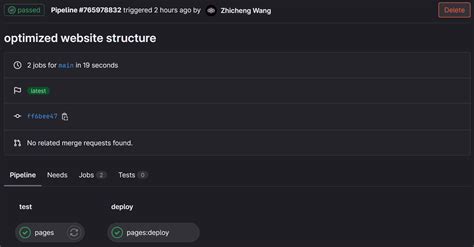 Project Management Zhicheng Wang