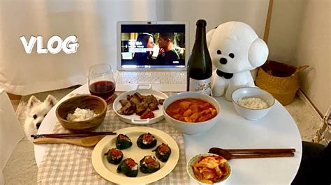 Eng Vlog 2020년 다시 시작하면 안 될까요😥 자취생 브이로그 집순이의 크리스마스 홈파티쭈꾸미볶음콩나물밥치킨