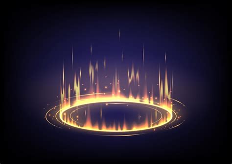 제품 디스플레이 및 표시 Gui 및 Ui 가상 현실 포털 및 홀로그램 과학 미래형 공상 과학 디지털 하이테크 빛나는 Hud