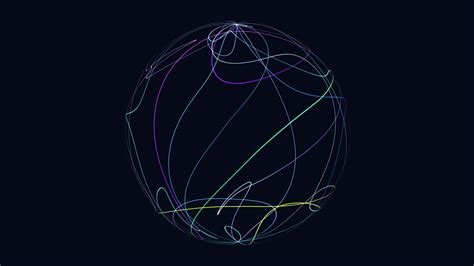 Premium Stock Video Interconnected Line Pattern Sphere A Mesmerizing Sphere Composed Of