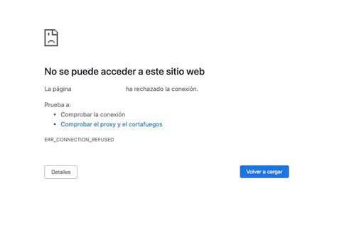 Error Errconnection Refused Xufa Estudio