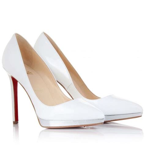 Stunning White Christian Louboutin Pumps