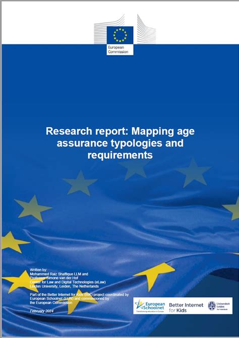 Research Report Mapping Age Assurance Typologies And Requirements Shaping Europe S Digital Future