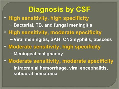 Csf Analysis Presentation Ppt