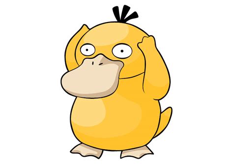 Psyduck Free Vector Superawesomevectors