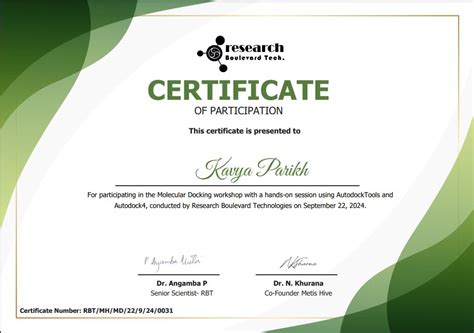 Kavya Parikh On Linkedin Moleculardocking Visualisationtools Autodock Handson