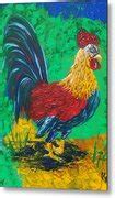 Rainbow Rooster Painting By Katheryn Napier Fine Art America