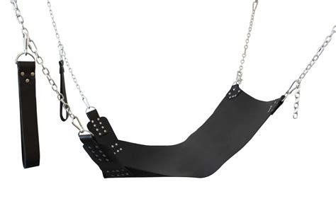 Tied Tight Leather Sex Sling Chain Kit Sex Swing