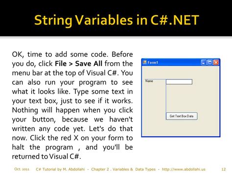 PPT Chapter Variables Data Types In C NET PowerPoint Presentation ID