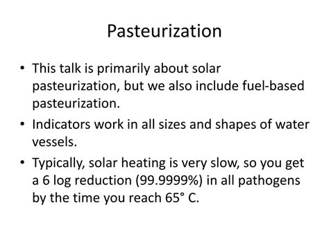 Ppt Solar Water Pasteurization Powerpoint Presentation Free Download