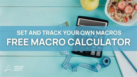How To Use A Food Scale To Count Calories And Macros Working Against