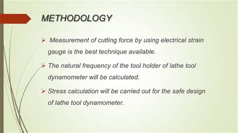 Force Analysis Of Lathe Tool Dynamometer Pptx
