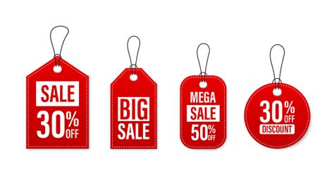 판매 태그 및 레이블 템플릿 쇼핑 라벨 의 집합입니다 종이에 공백 할인 및 가격 태그 특별 제공 빈티지 벡터 그림입니다 0명에 대한 스톡 벡터 아트 및 기타 이미지 Istock