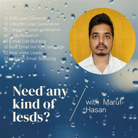 Maruf Hasan On Linkedin Emailmarketing B2bleadgeneration B2bleads Salesemail B2b