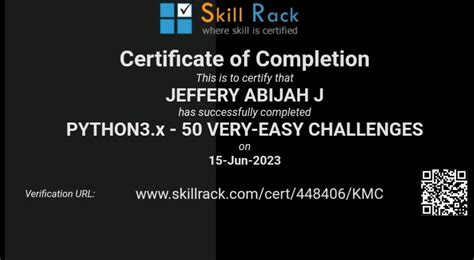 jeffery abijah on linkedin python skillrack