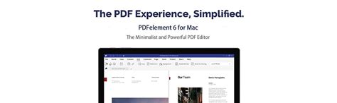 Pdfelement 6 For Mac Edit Convert And Fill Pdfs