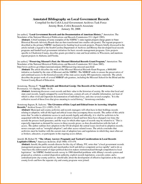 Does An Annotated Bibliography Have To Be In Alphabetical Order Types Of Papers When And Why