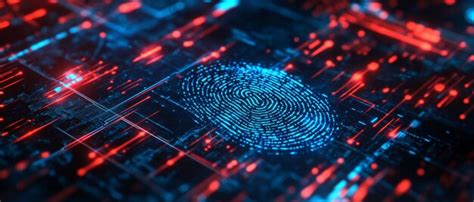 Fingerprint Scanner For Enhanced Transaction Security And Cybersecurity Premium Ai Generated Image