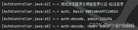 浏览器 基本认证basic Authentication 摘要认证digest Authenticationspring Boot实现demo Csdn博客
