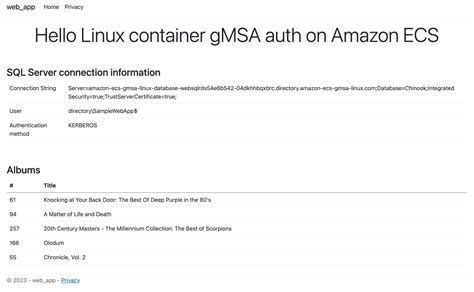 在 Amazon Ecs 的 Linux 容器上搭配使用 Windows 身份验证和 Gmsa 亚马逊aws官方博客