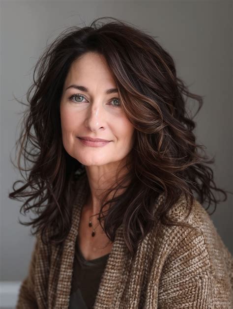 42 Fresh And Elegant Brunette Hair Color Ideas For Women Over 50
