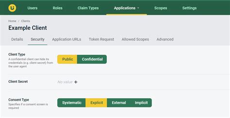 Edit Clients Openiddict Adminui Documentation
