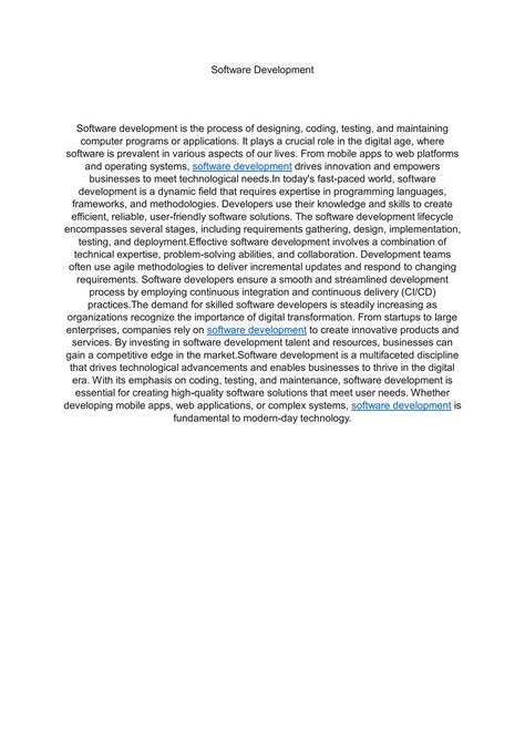 software development pdf