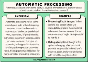 18 Automatic Processing Examples 2024