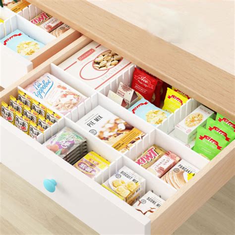 Adjustable Drawer Separator Compartment Divider Household Storage