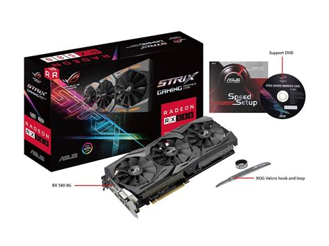 Open Box Asus Rog Radeon Rx Video Card Rog Strix Rx G Gaming Newegg Com