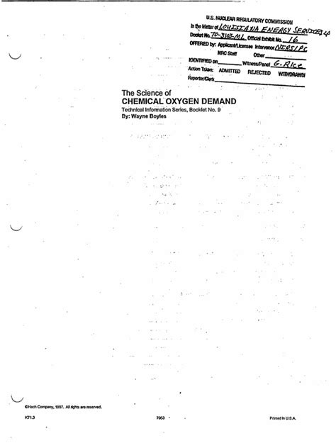 The Chemical Science Of Cod Pdf Manganese Total Organic Carbon